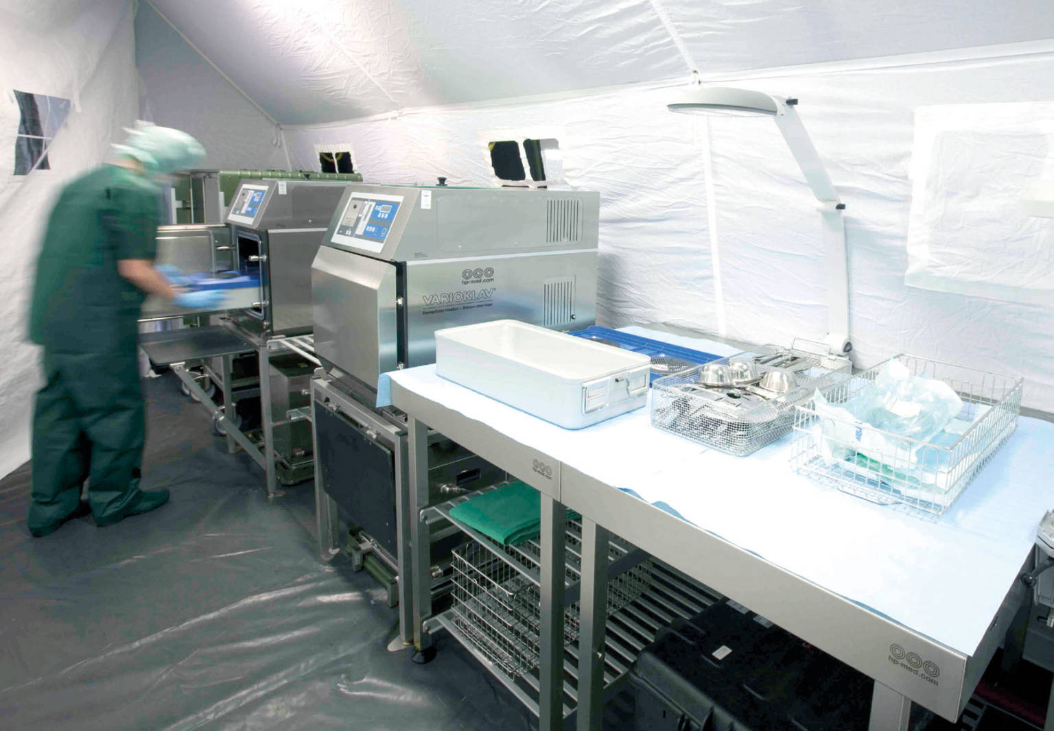 Mobile CSSD as a Tent System